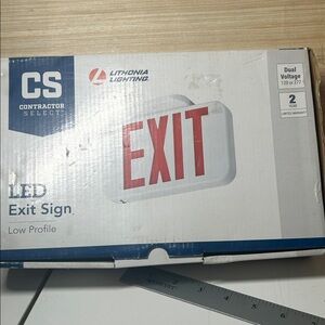 Other | Lithonia Lighting Led Exit Sign Sku22 | Poshmark